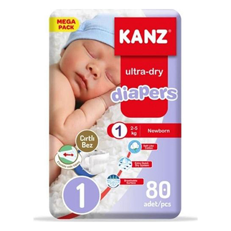 Kanz Mega No 1 Yeni Doğan – 80 Adet – Bizim Kiler Market